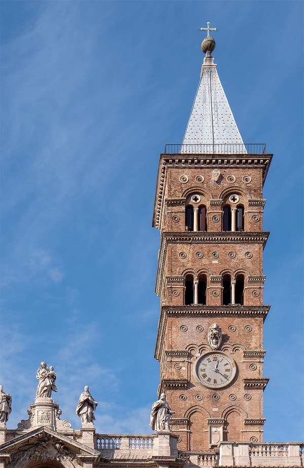 The Papal Basilica of Saint Mary Major in Rome, Italy