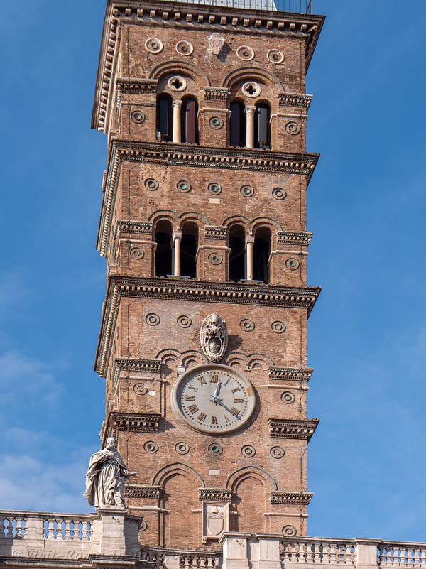 The Papal Basilica of Saint Mary Major in Rome, Italy