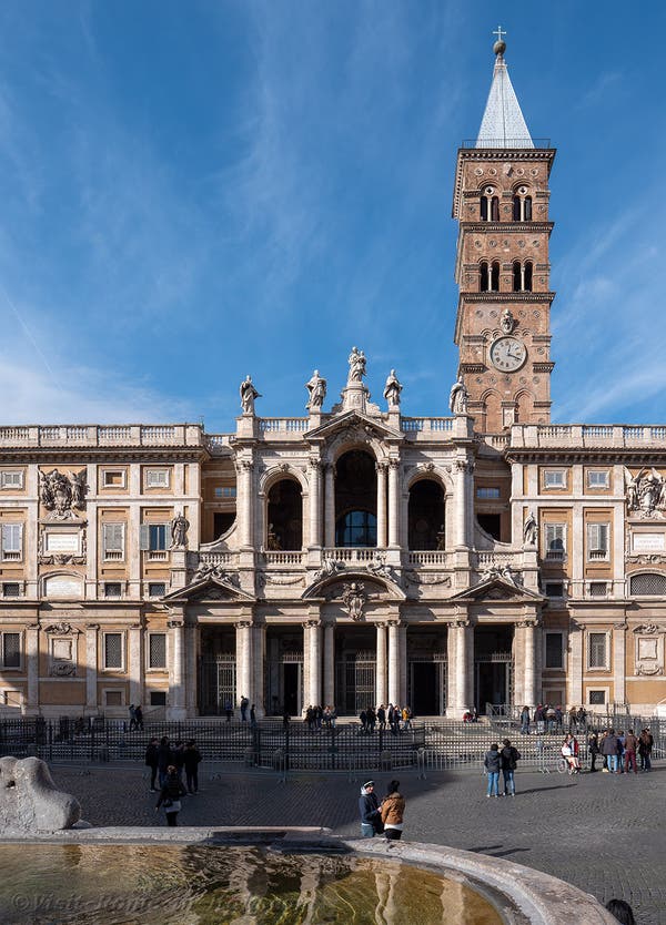 The Papal Basilica of Saint Mary Major in Rome, Italy