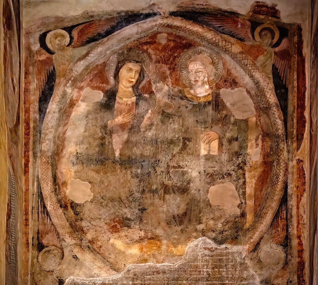 Seventh Aedicula Coronation of the Madonna Pantheon Rome