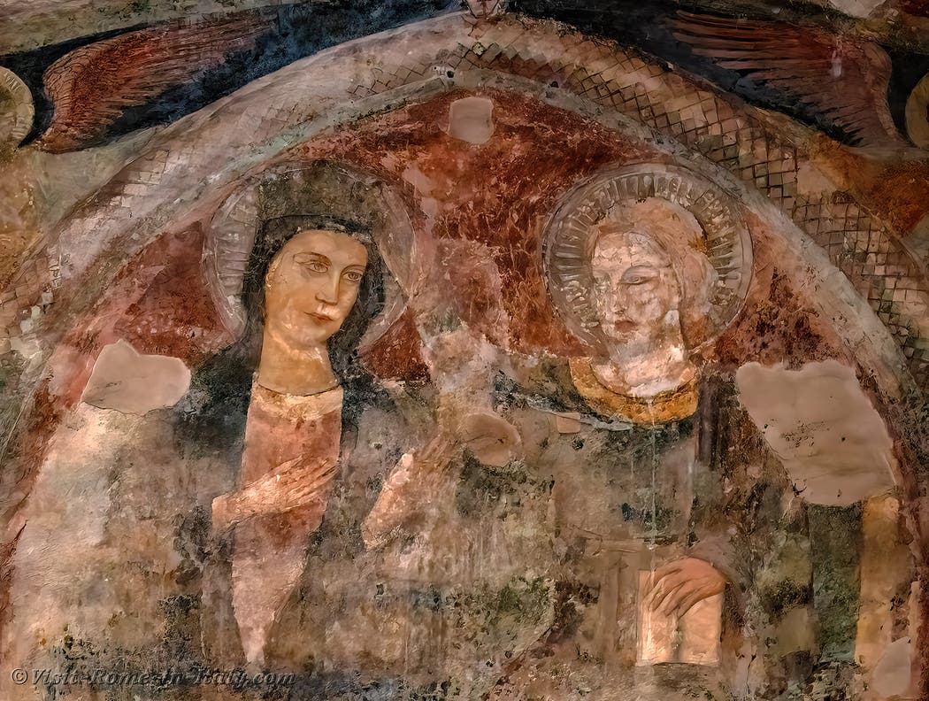 Seventh Aedicula Coronation of the Madonna Pantheon Rome