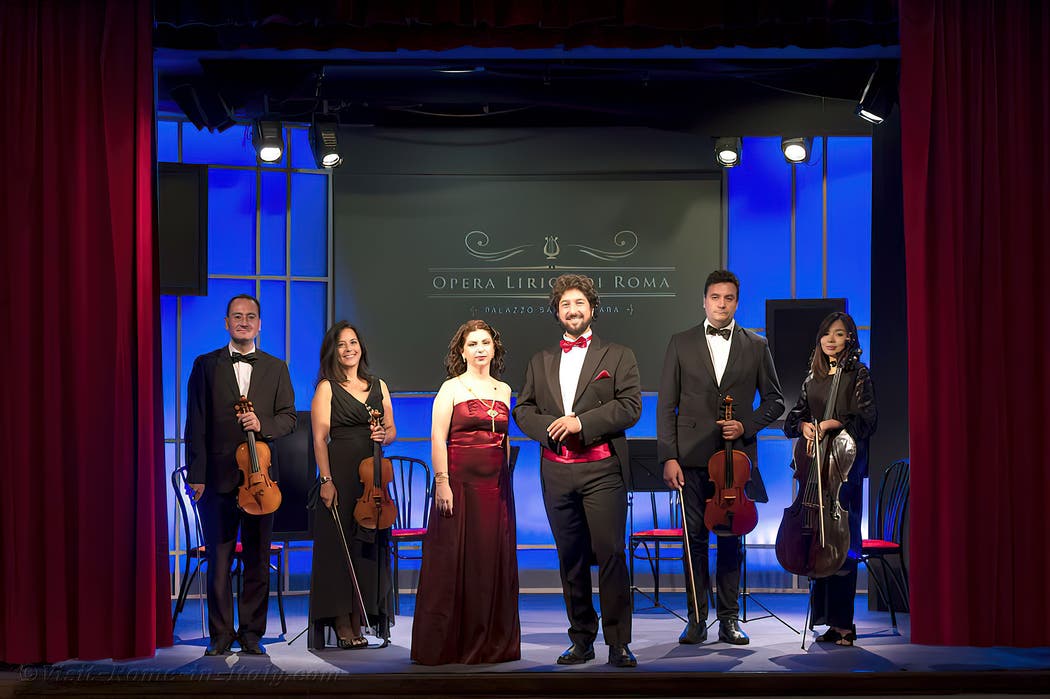 Opera Concert at Poli Palace in Rome in Italy